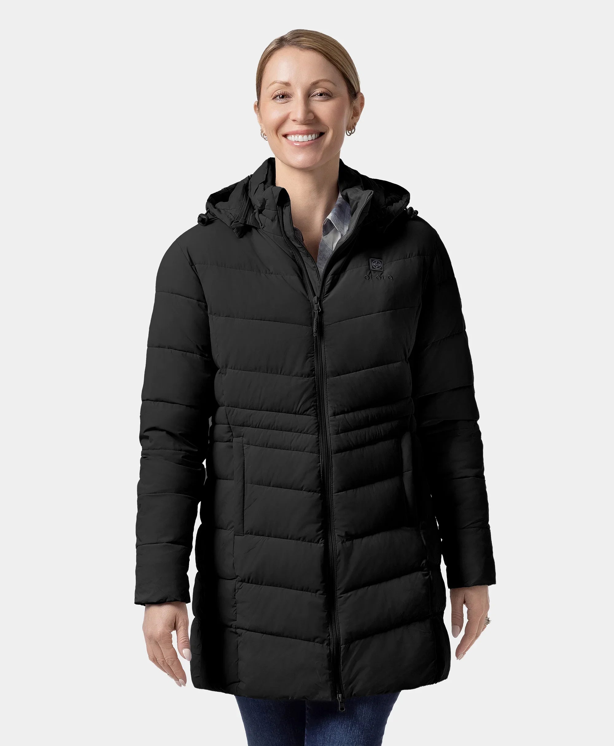 Women's Heated Puffer Parka Jacket | THERMOLITE® Insulated | ororo ...